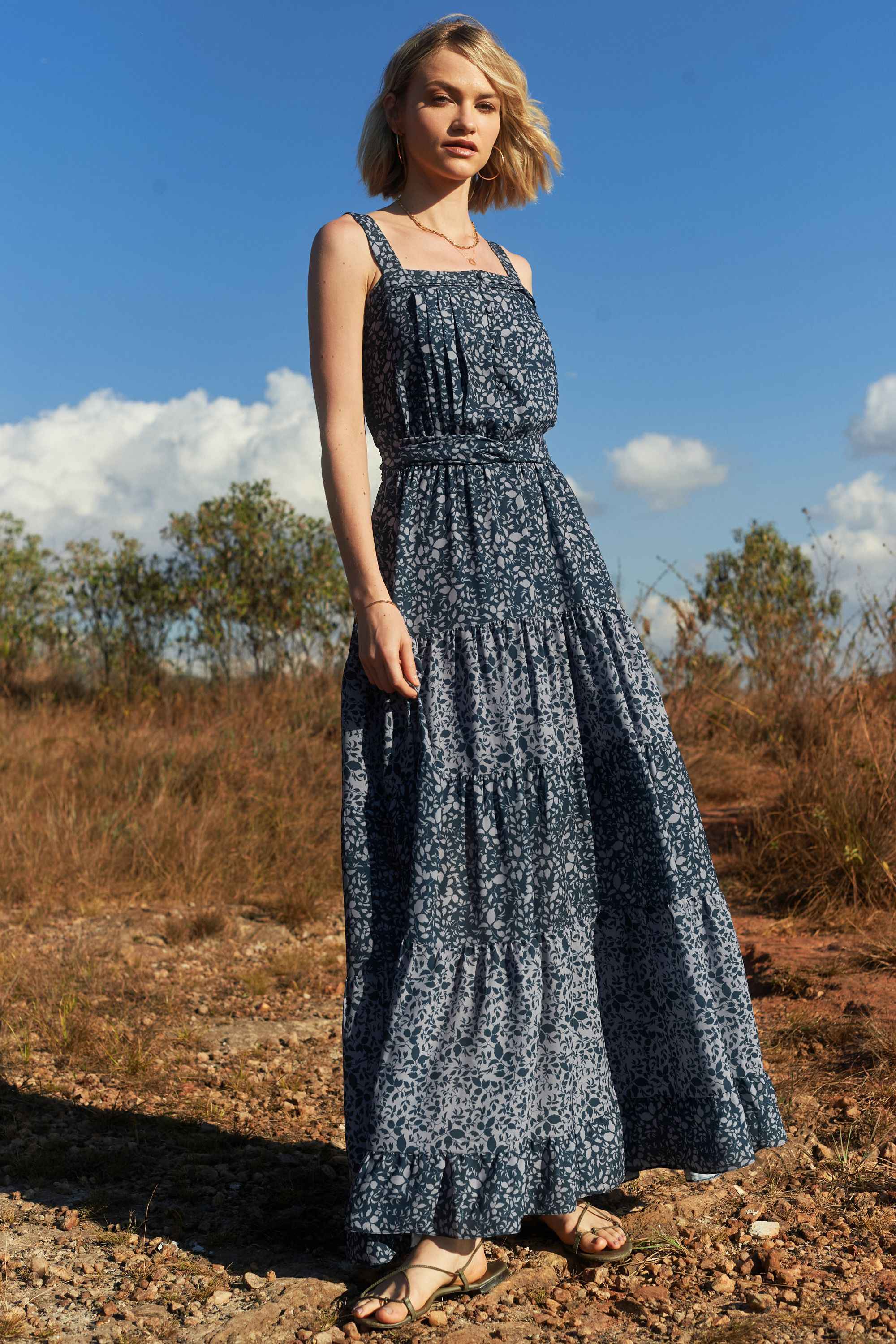 Vestido Harmonie Azul | Zazou